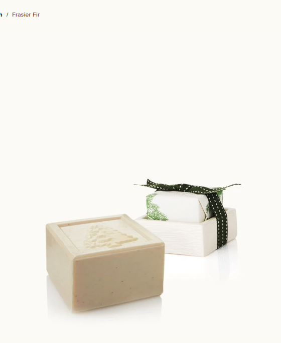 Frasier Fir Bar Soap & Dish Set — Wooden Nickel